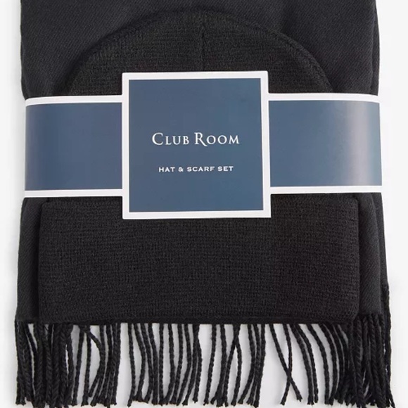 Club Room | Accessories | Club Room Black Men Scarf | Poshmark